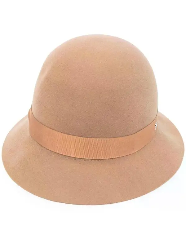 Helen Kaminski Felt Sun Hat With Ribbon Detail - Neutrals