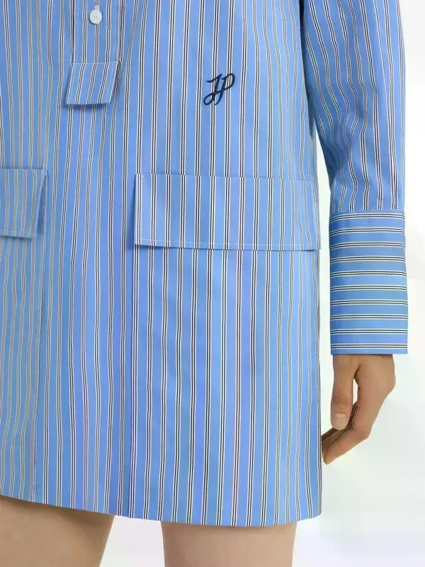 PATOU Mini Poplin Shirt Dress