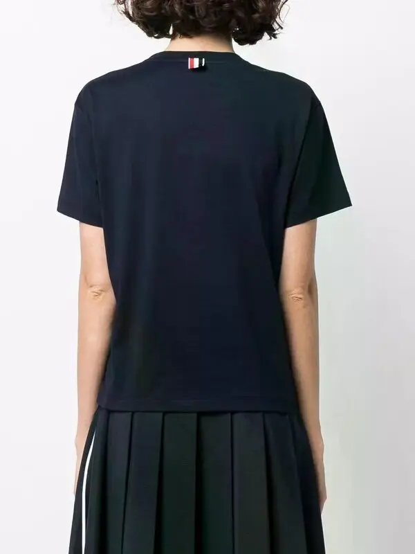 Thom Browne Rwb Tab Cotton T-shirt