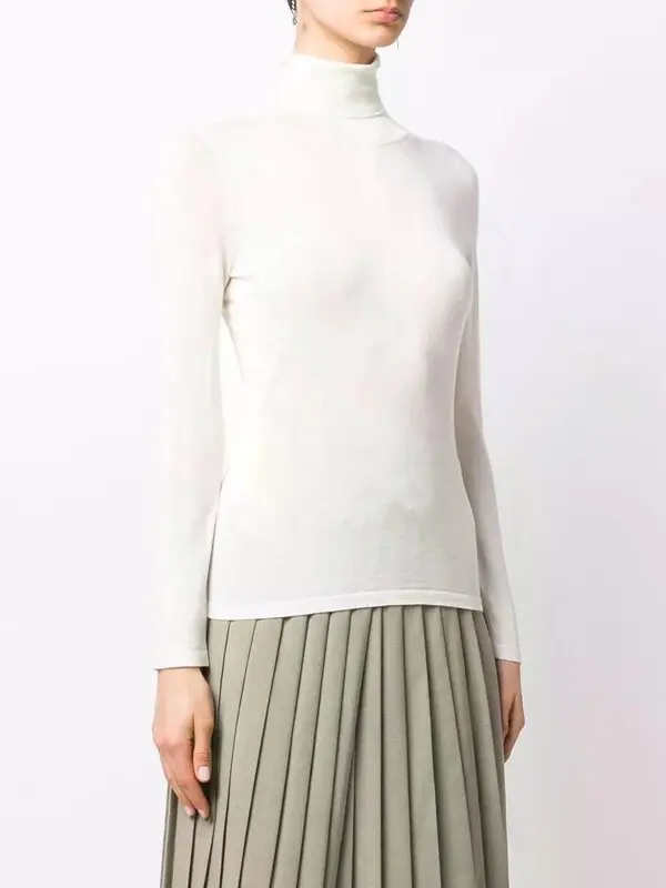 LISKA Fine-knit Roll-neck Jumper