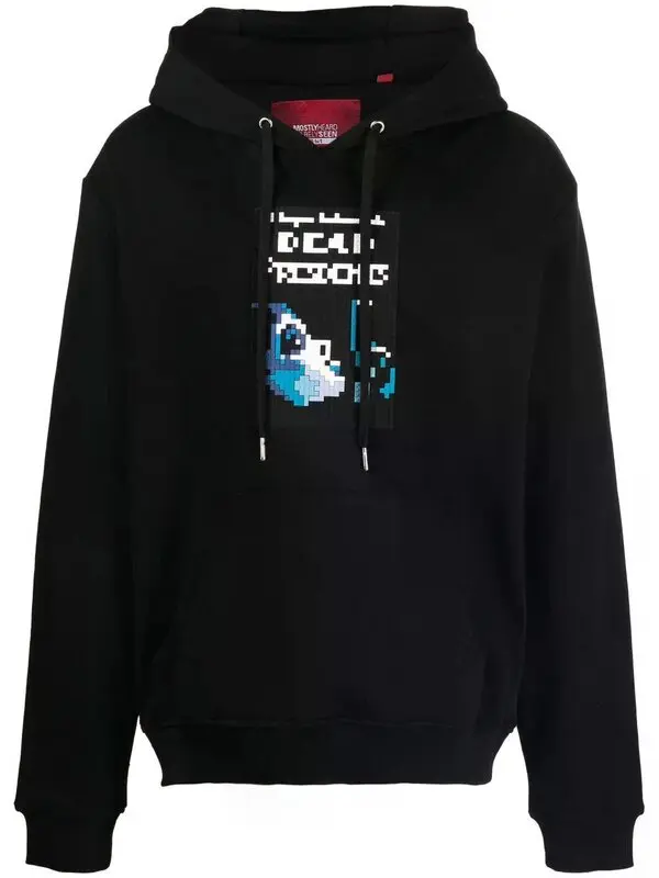 MOSTLY HEARD RARELY SEEN 8-BIT Graphic-print Hoodie - Black