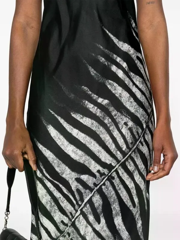 Roberto Cavalli Tiger Print Maxi Dress