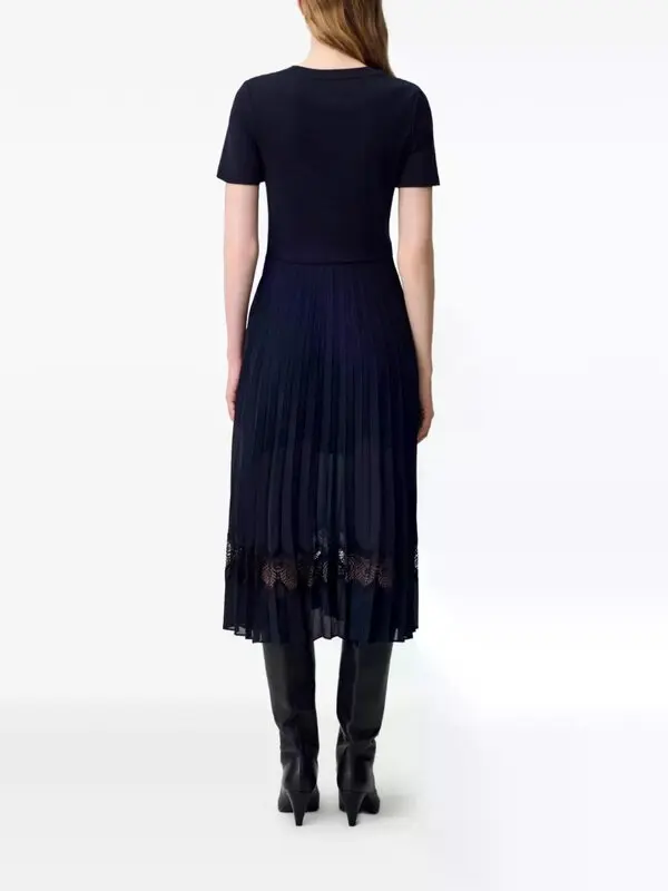 Claudie Pierlot Paneled Midi Dress