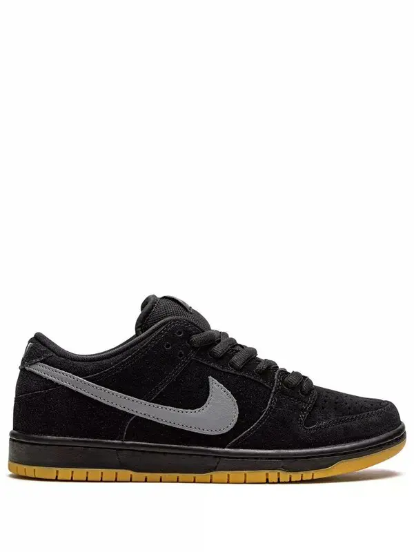 Nike Sb Dunk Low Pro Fog Sneakers - Black