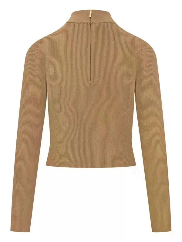 Michael Kors Mock Neck Ribbed Jumper