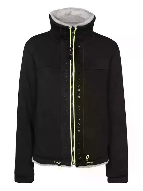 John Richmond Logo-patch Faux-fur Jacket
