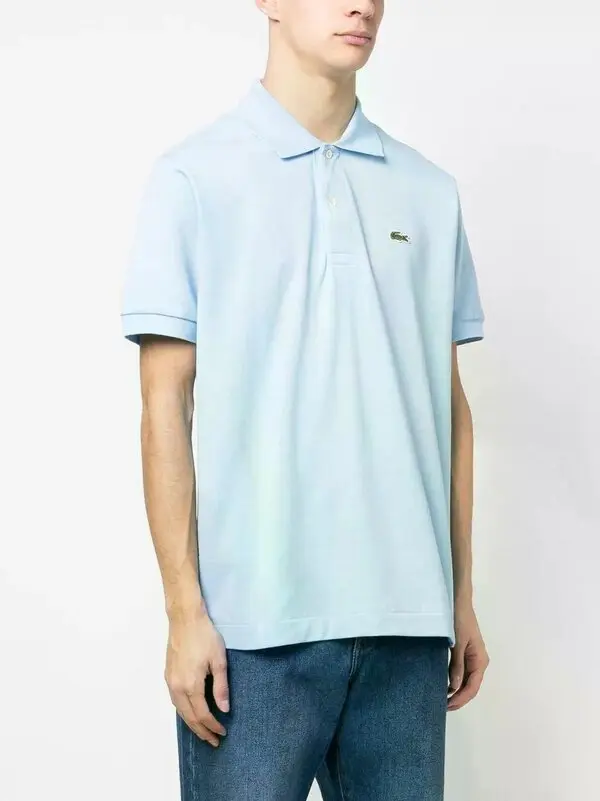 Lacoste Logo-patch Polo Shirt - Blue