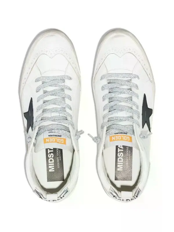 GOLDEN GOOSE Mid Star Sneakers - White
