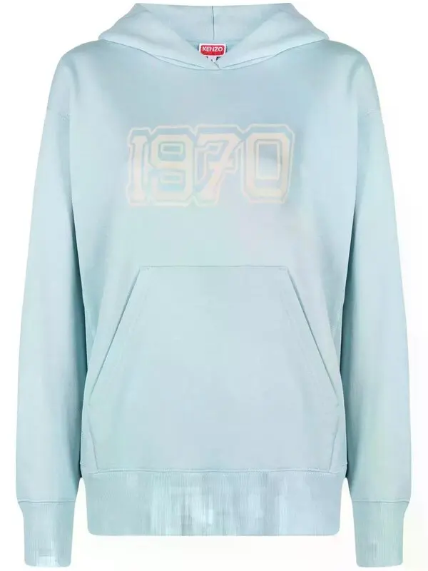 Kenzo Graphic Print Cotton Hoodie
