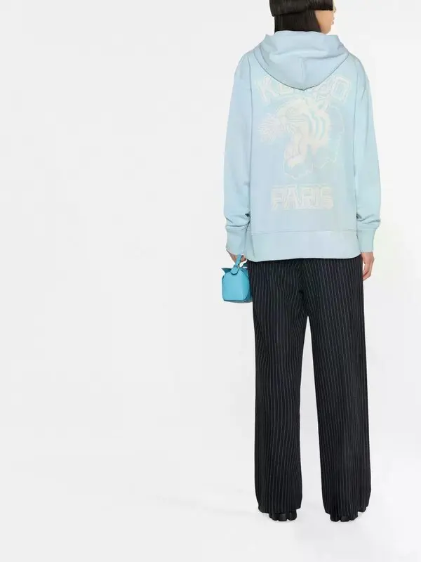 Kenzo Graphic Print Cotton Hoodie