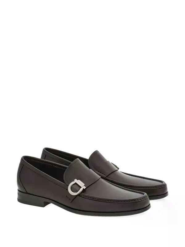 FERRAGAMO Gancini Calfskin Loafers