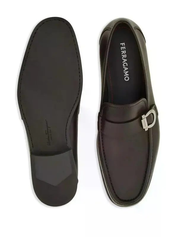 FERRAGAMO Gancini Calfskin Loafers