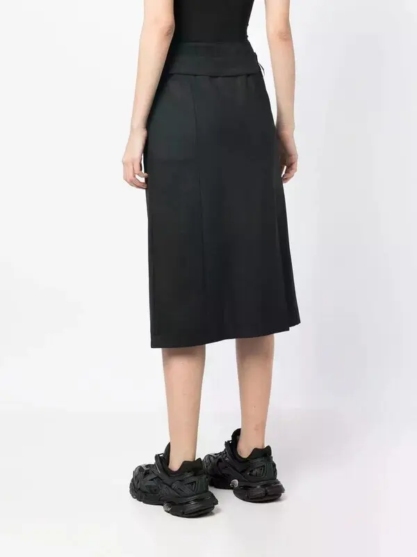 Rokh Button-detail Midi Skirt