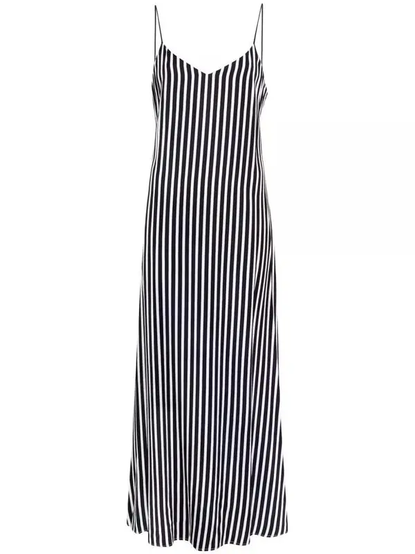 Tommy Hilfiger Sleeveless Striped Maxi Dress - Blue