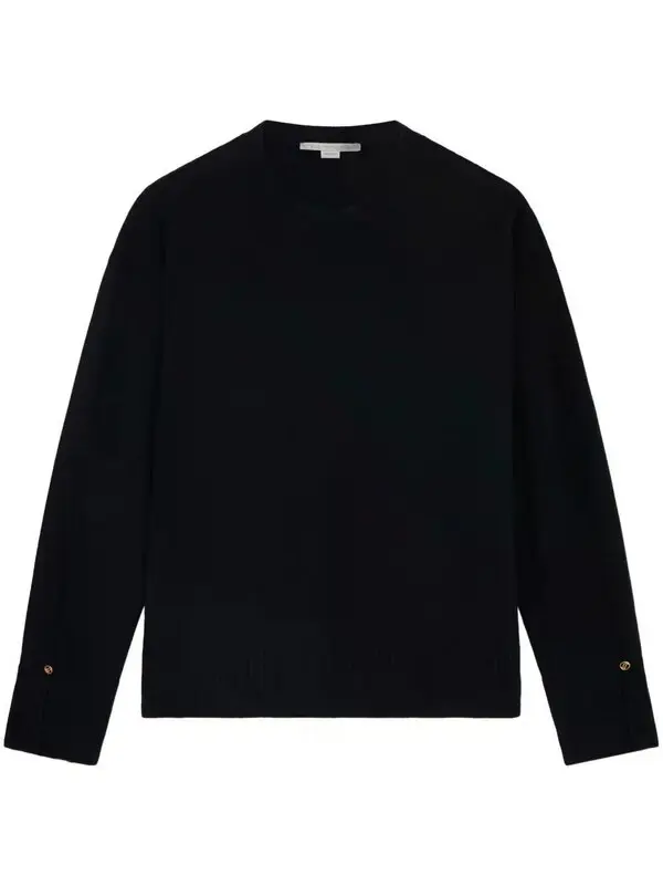 Stella McCartney Iconic Split-cuff Jumper - Black