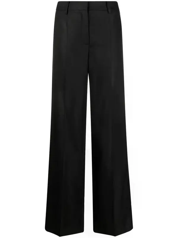 Magda Butrym High-waisted Straight-leg Trousers - Black