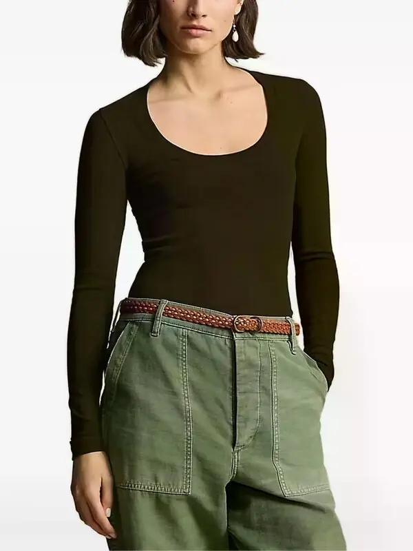 Polo Ralph Lauren Long-sleeve Scoop Neck Top