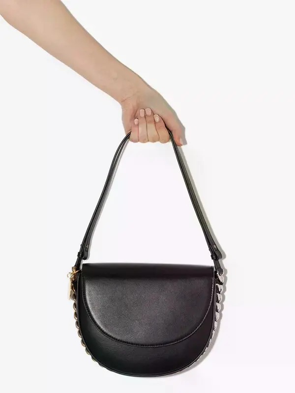 Stella McCartney Medium Frayme Shoulder Bag With Chain Detail