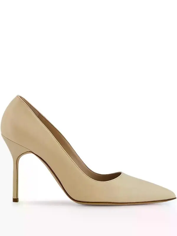 Manolo Blahnik 105mm Leather Pumps