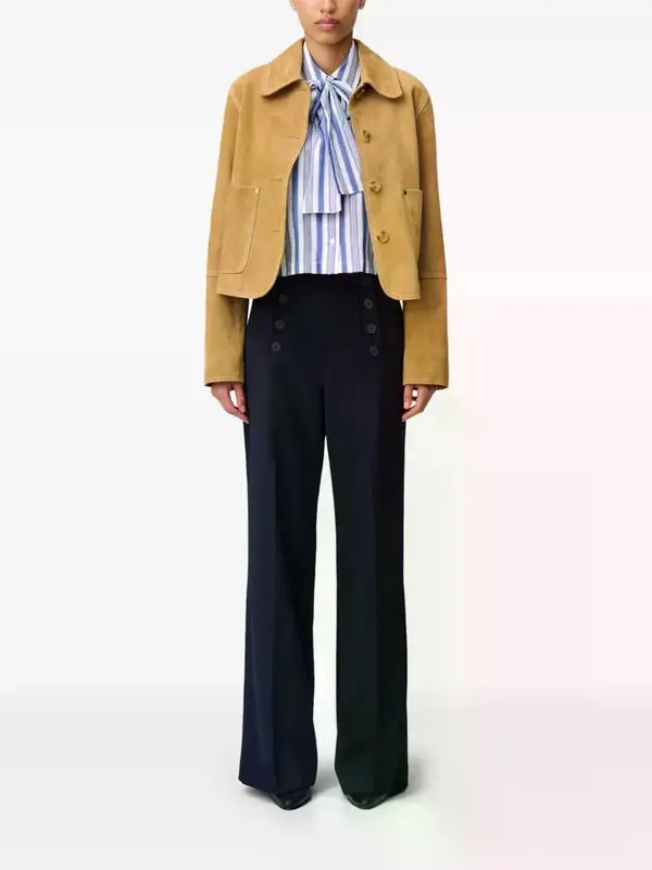 Claudie Pierlot Flared Sailor Trousers