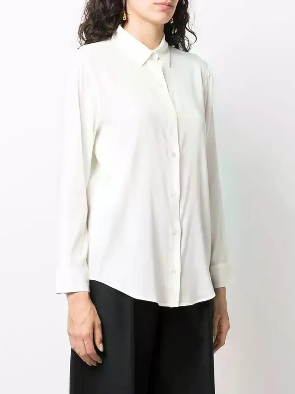 PAULA Long-sleeve Silk Shirt