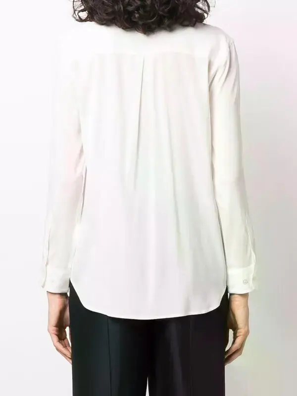 PAULA Long-sleeve Silk Shirt