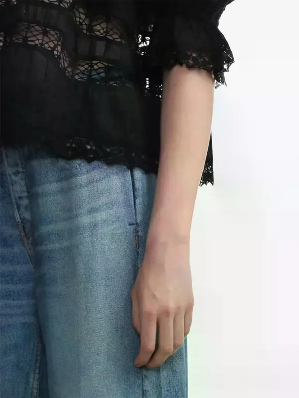 Rag & Bone Logan Mid-rise Wide-leg Jeans