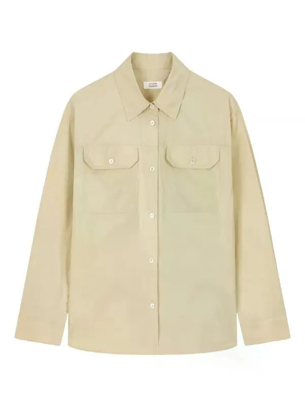 STUDIO TOMBOY Utility Pockets Shirt - Neutrals