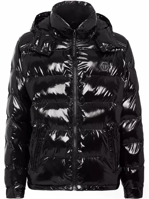 Philipp Plein High-shine Padded Jacket