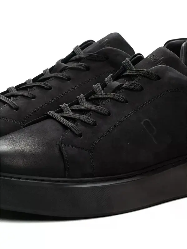 POCHE PARIS Hubert Lace-up Sneakers - Black