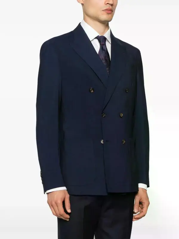 Eleventy Double-breasted Blazer
