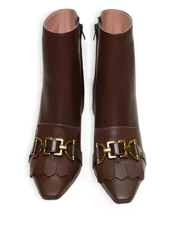 POCHE PARIS Meline Ankle Boots - Brown