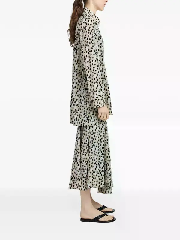 Proenza Schouler Emmeline Printed Shirt - Neutrals