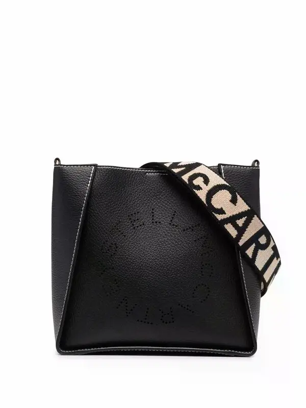 Stella McCartney Logo Crossbody Bag - Black