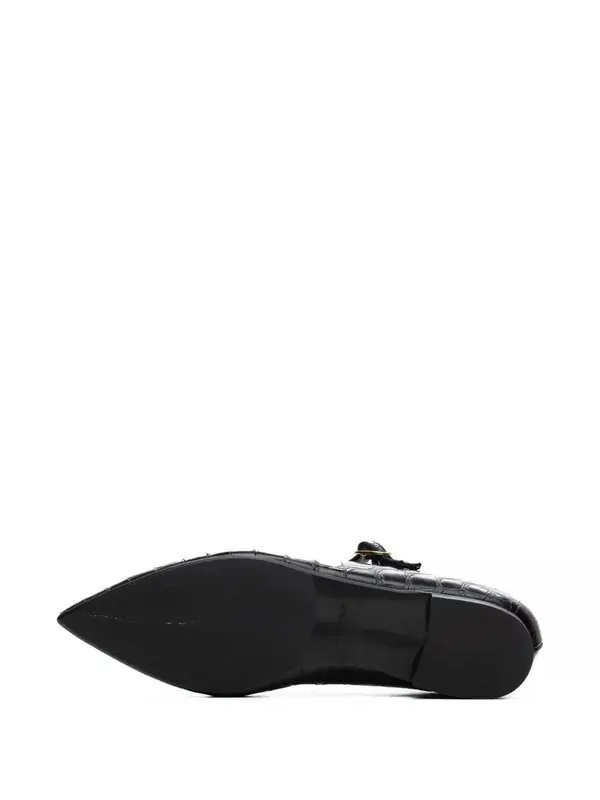 POCHE PARIS Carolie Flat Pumps - Black