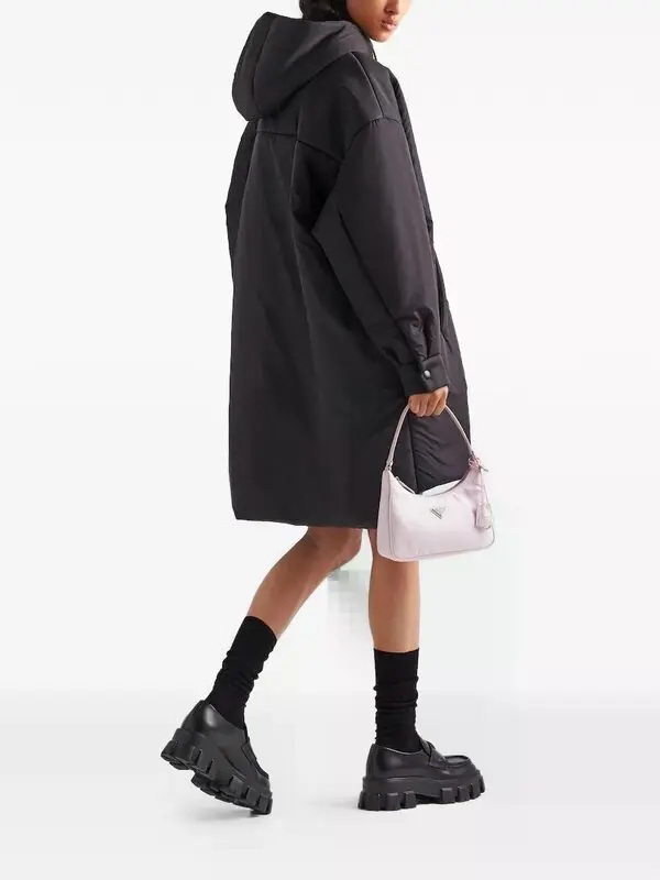 Prada Re-nylon Raincoat With Triangle Logo