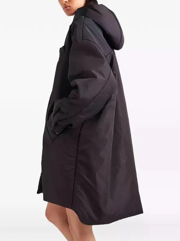 Prada Re-nylon Raincoat With Triangle Logo