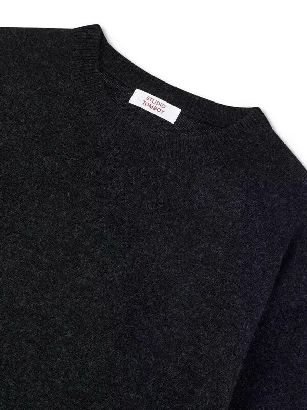 STUDIO TOMBOY Wool Jumper With Ribbed Trim