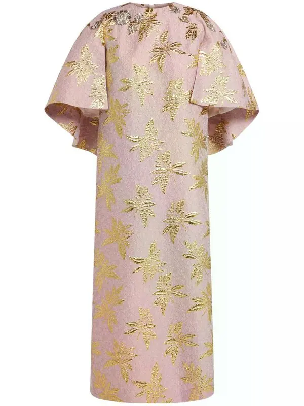 Dice Kayek Brocade Maxi Dress - Pink