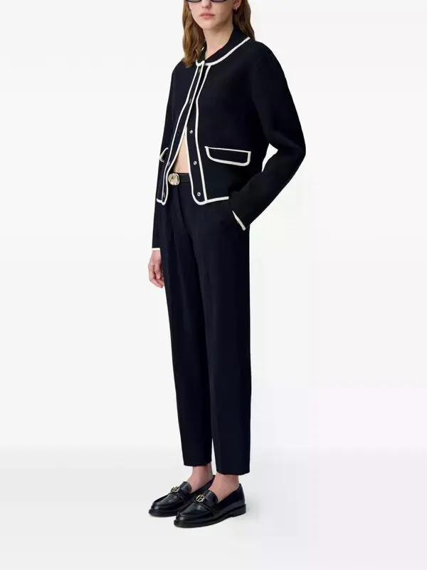 Claudie Pierlot Tailored Cropped Trousers