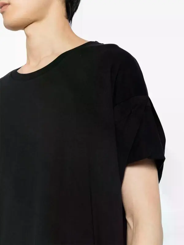 MARINA YEE Draped-detail Cotton T-shirt