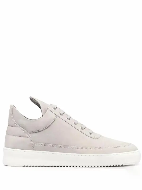 Filling Pieces Leather High-top Sneakers - Grey