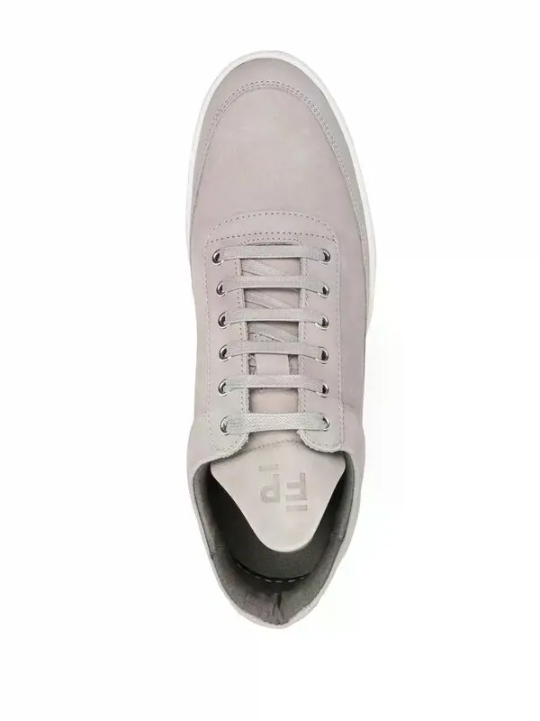 Filling Pieces Leather High-top Sneakers - Grey