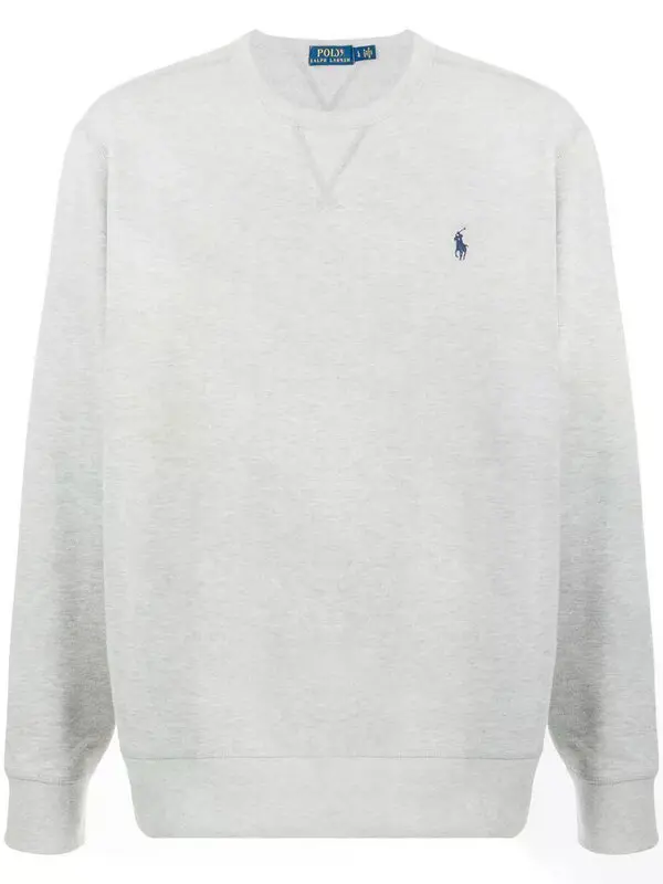 Polo Ralph Lauren Logo Embroidered T-shirt - Grey