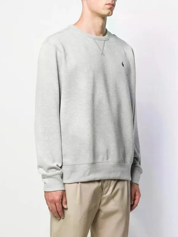 Polo Ralph Lauren Logo Embroidered T-shirt - Grey