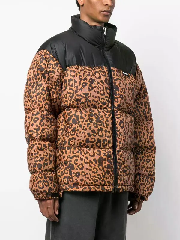 Vetements Padded Leopard Print Down Jacket