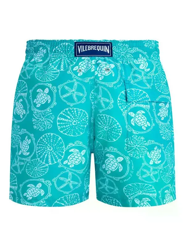 Vilebrequin Oursins Swim Shorts - Green
