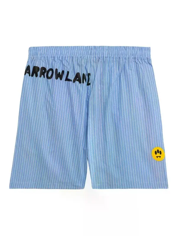 BARROW Vertical Stripe Logo Shorts