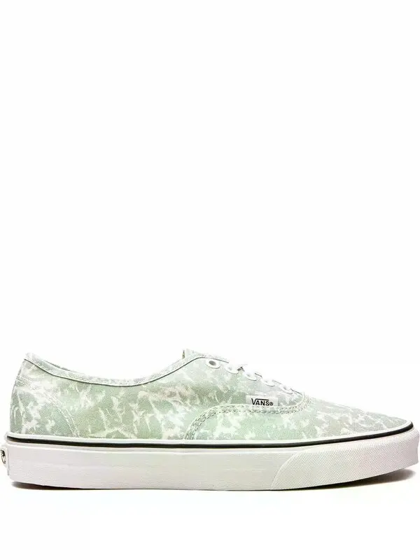 VANS Authentic Washes Sneakers With Abstract Print - Green
