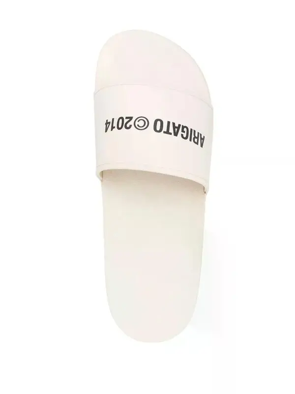 Axel Arigato Logo Print Pool Slides